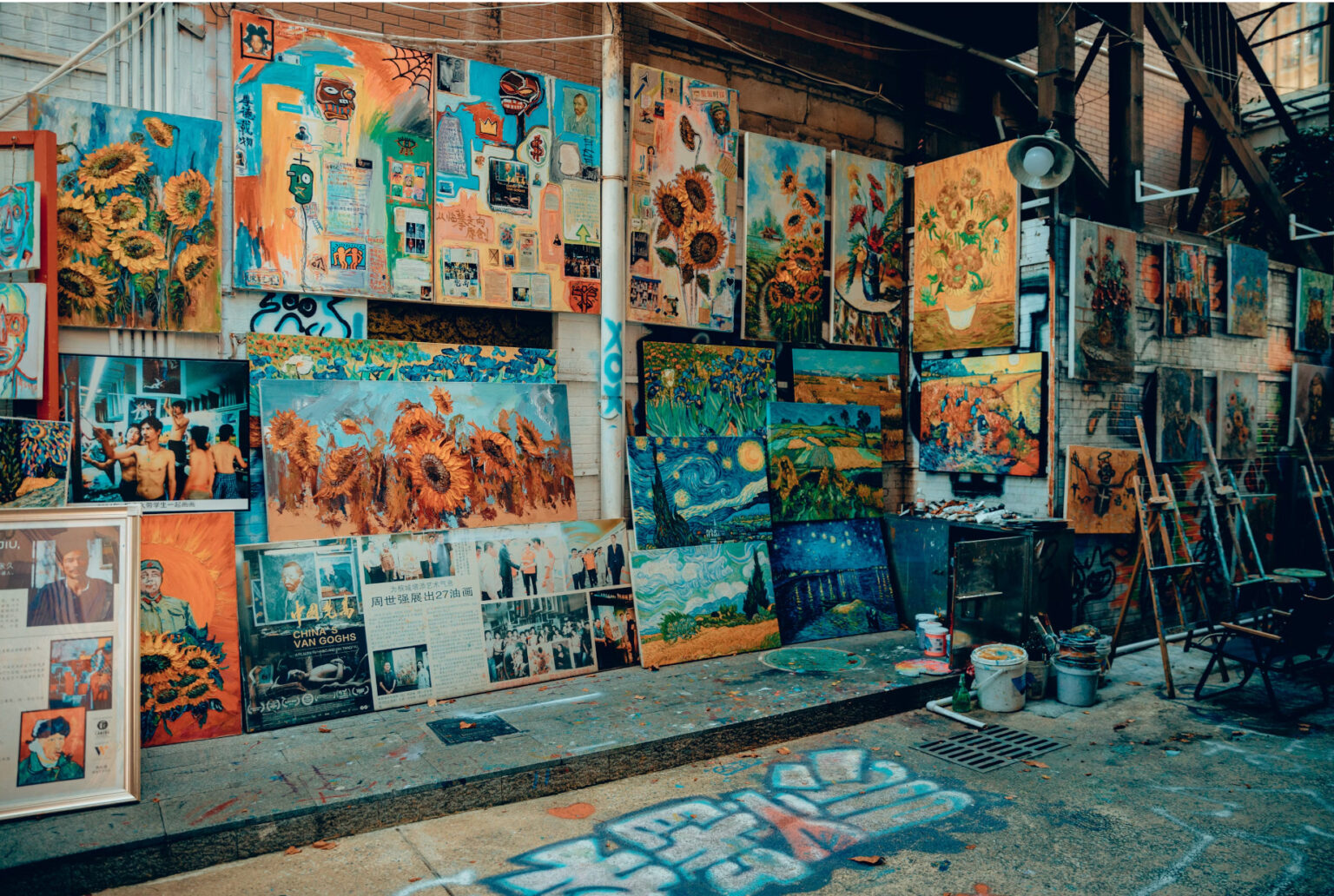 The Global Oil Painting Factory: The World’s Art Village “Dafen” & AI